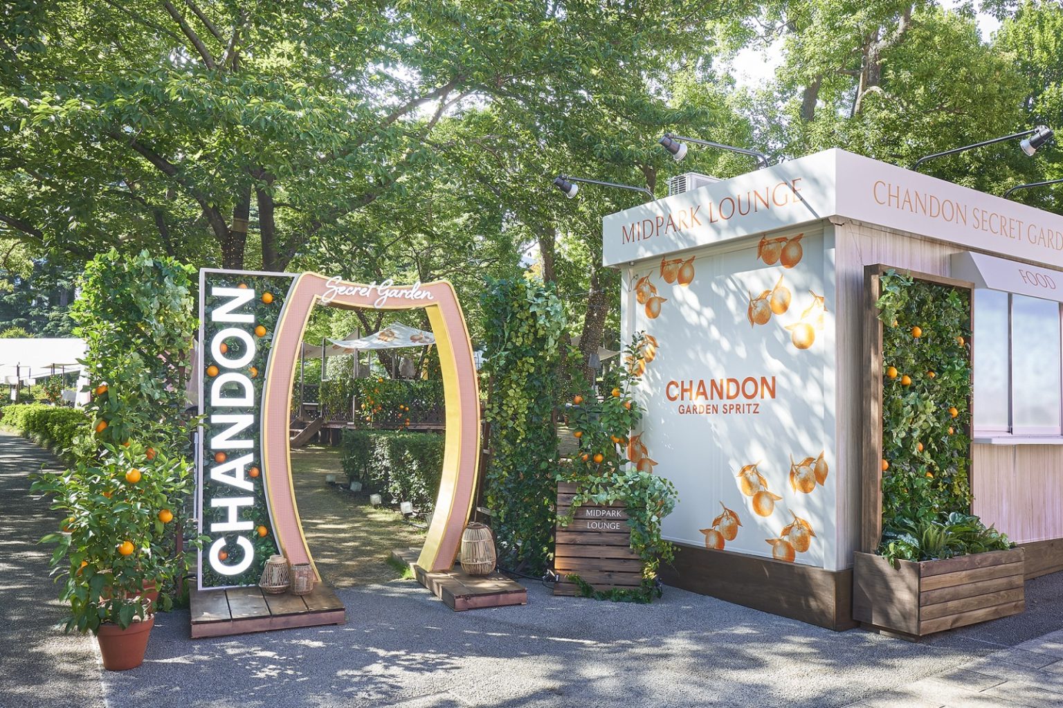 CHANDON SECRET GARDEN MIDPARK LOUNGE | 株式会社博展 HAKUTEN | Communication Design®
